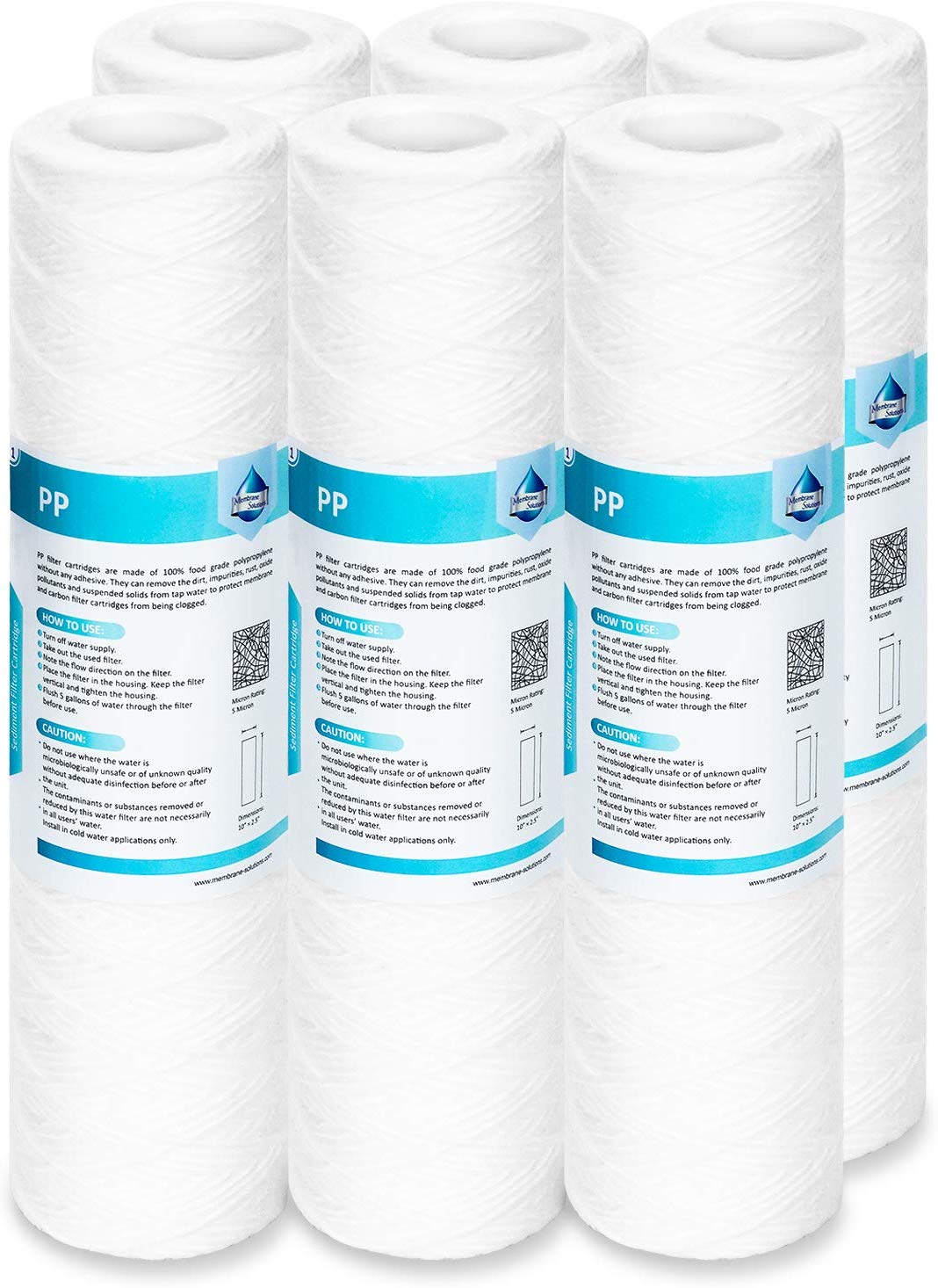 6 Different Types of Water Filter Cartridges | Home Grail
