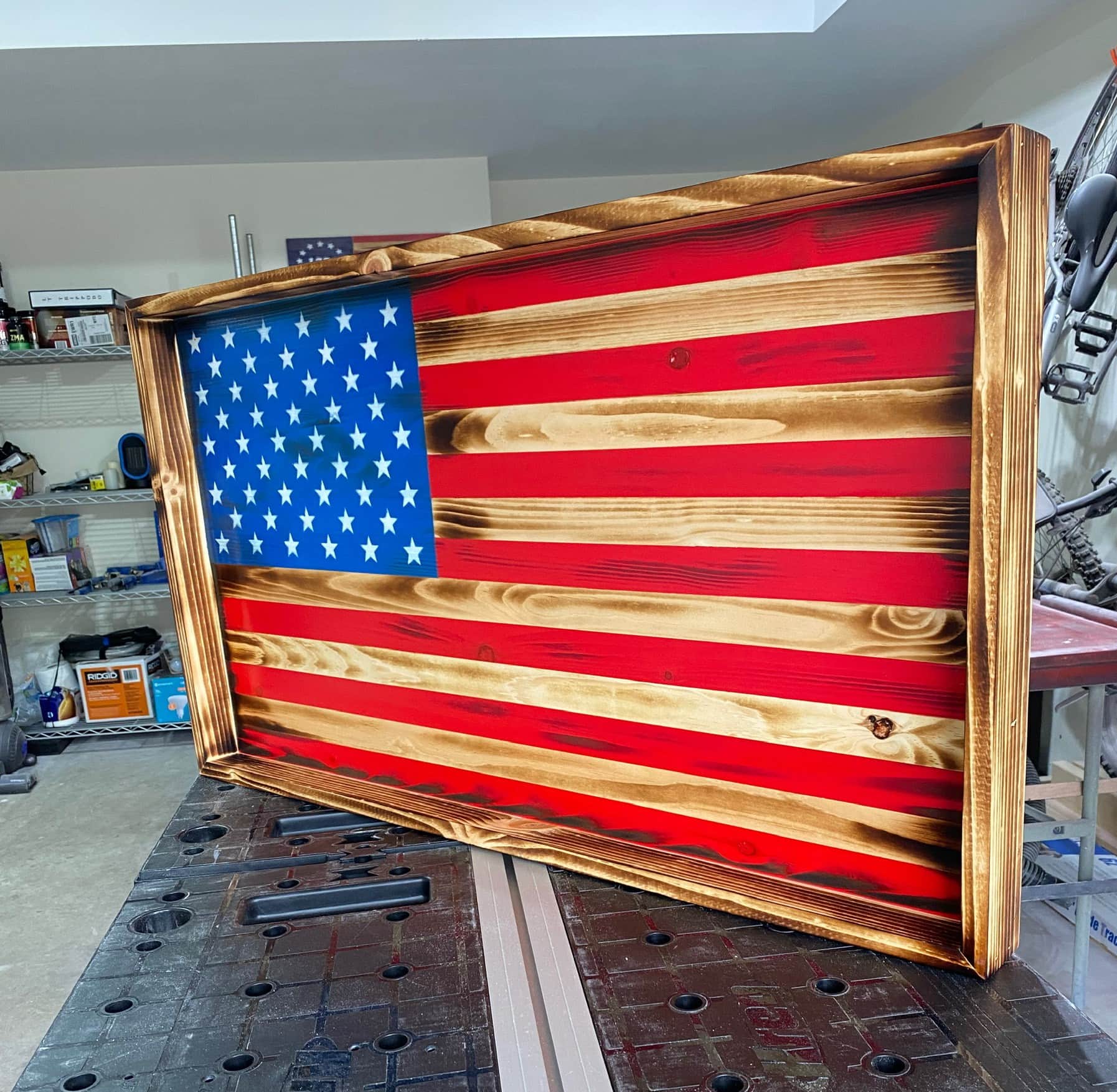 13 Free DIY Wooden American Flag Plans You Can Build Today (With ...