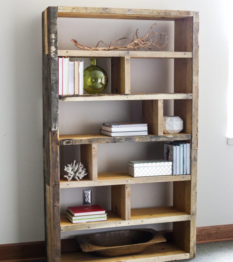 9 Free DIY Bookshelf Plans (With Pictures): Build Today! | Home Grail