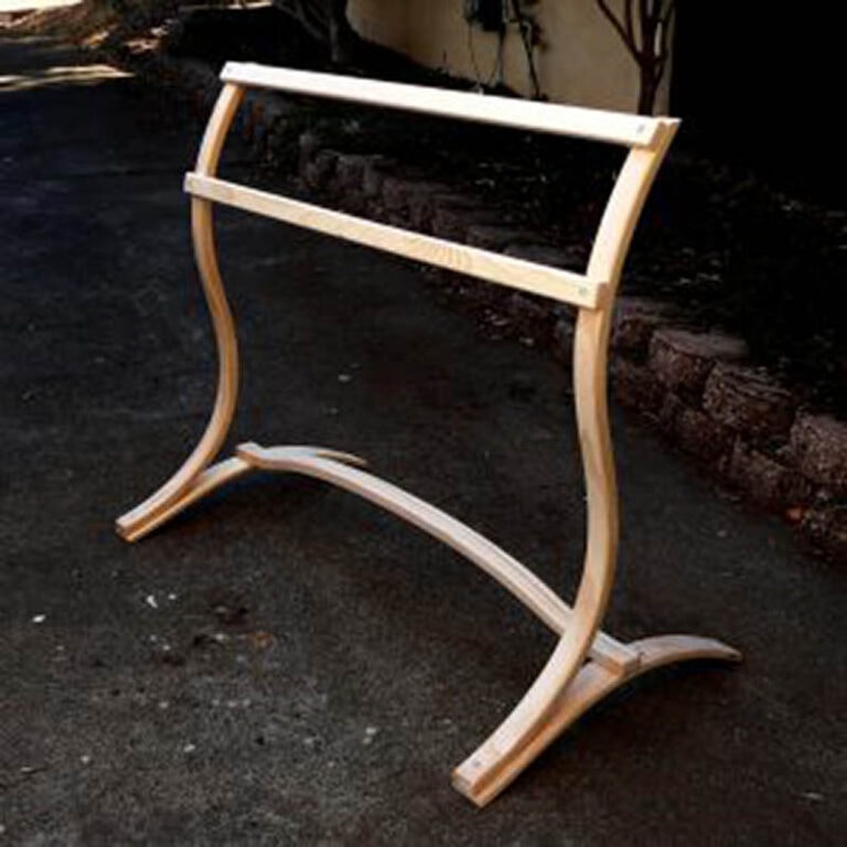 12 Free DIY Quilt Rack Plans You Can Make Today (with Pictures) | Home ...