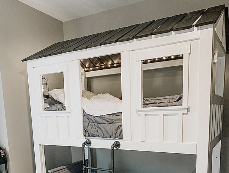 6 DIY Bunk Beds With Stairs You Can Construct Today (With Pictures ...