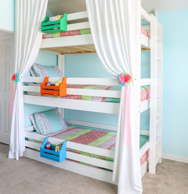 6 DIY Bunk Beds With Stairs You Can Construct Today (With Pictures ...