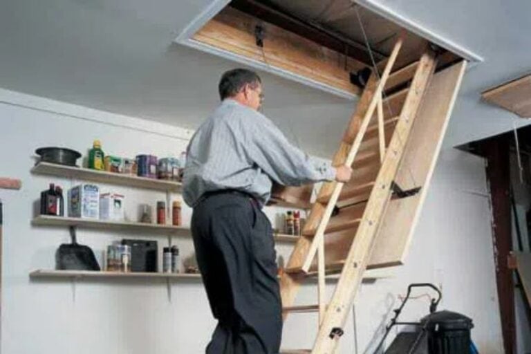 9 DIY Loft Ladders You Can Build Today (With Pictures) | Home Grail