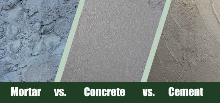 Mortar vs. Concrete vs. Cement: Pros, Cons, & Differences | Home Grail