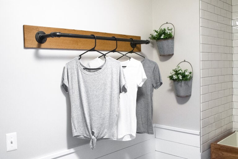 8 DIY Homemade Clothes Rack Plans You Can Make Today (With Pictures ...