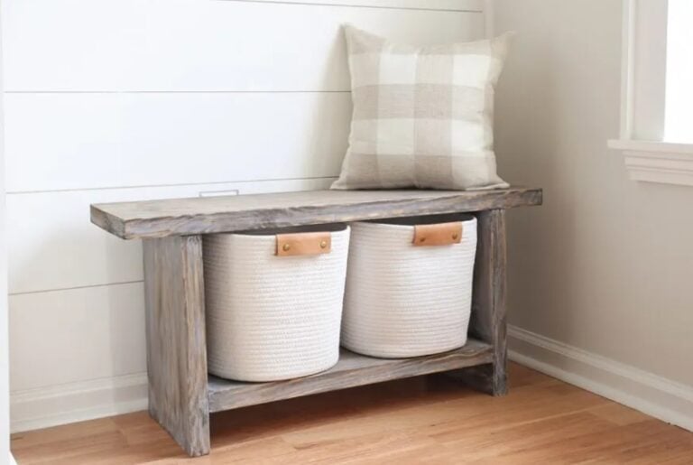 21 DIY Storage Bench Plans You Can Build Today (With Pictures) | Home Grail