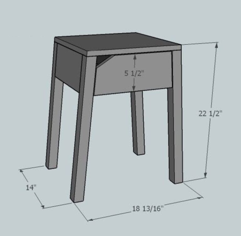 17 Beautiful DIY Nightstand Plans You Can Build Today (with Pictures ...